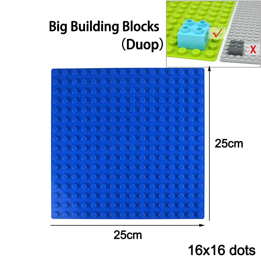 Classic Baseplate 50X50 32X32 16X32 16X16 Dots Building Blocks Bricks ...