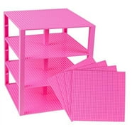 Strictly Briks Big Briks Stackable Baseplates 12 Pack, Compatible with ...