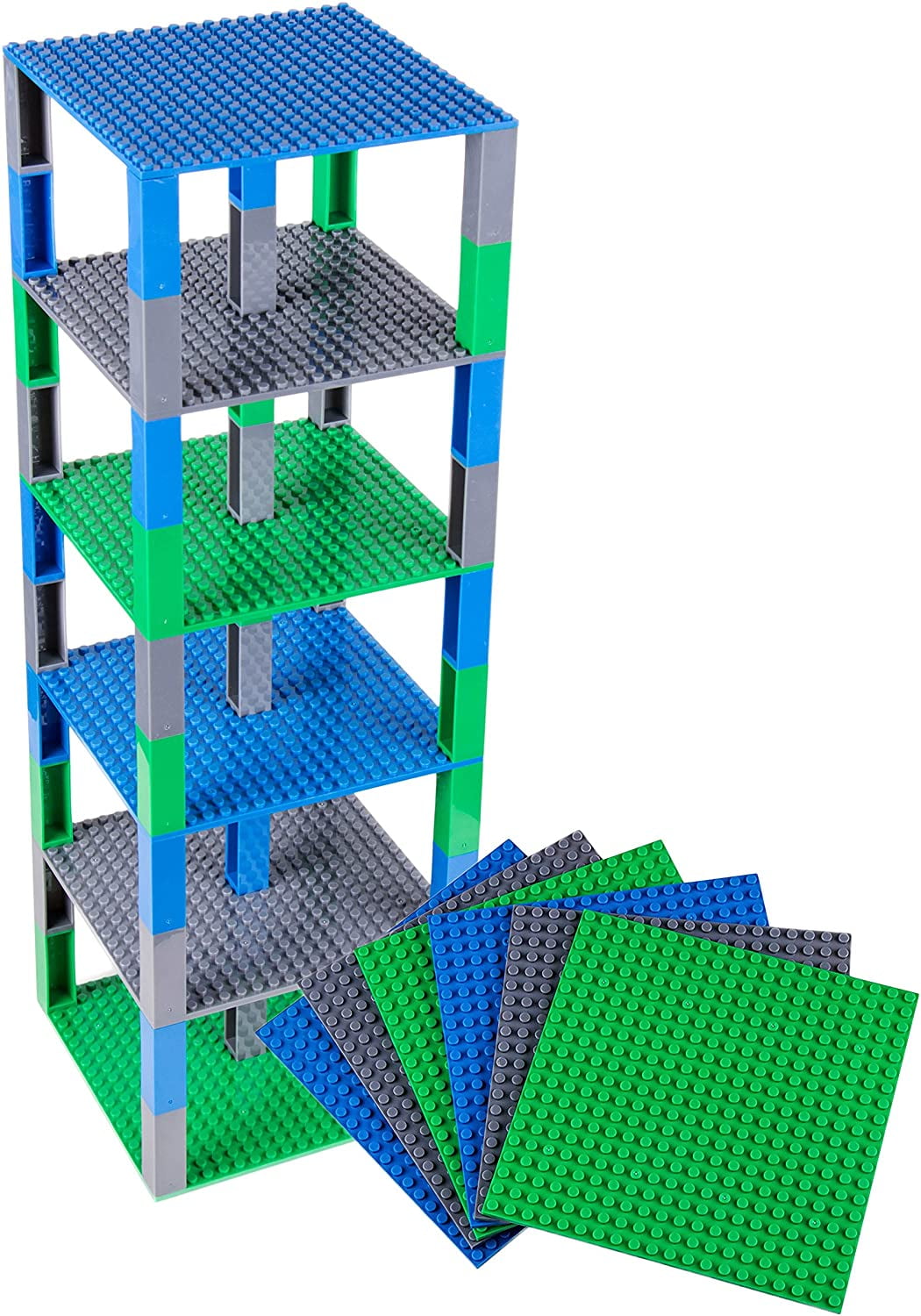 Classic Baseplates 6" x 6" Brik Tower by Strictly Briks | 100% ...