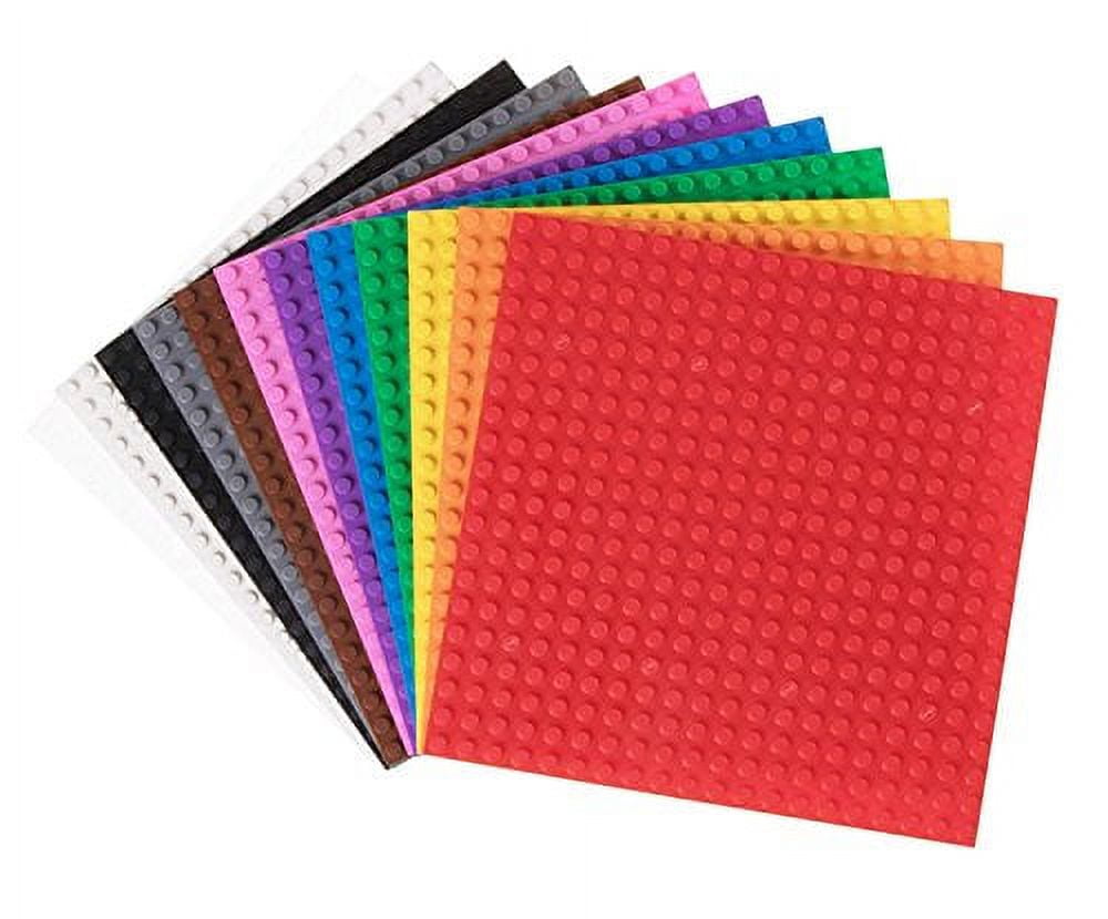 Strictly Briks Classic Baseplates | 12 Rainbow Colors | Major Block ...