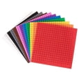 Strictly Briks Classic Baseplates | 12 Rainbow Colors | Major Block ...