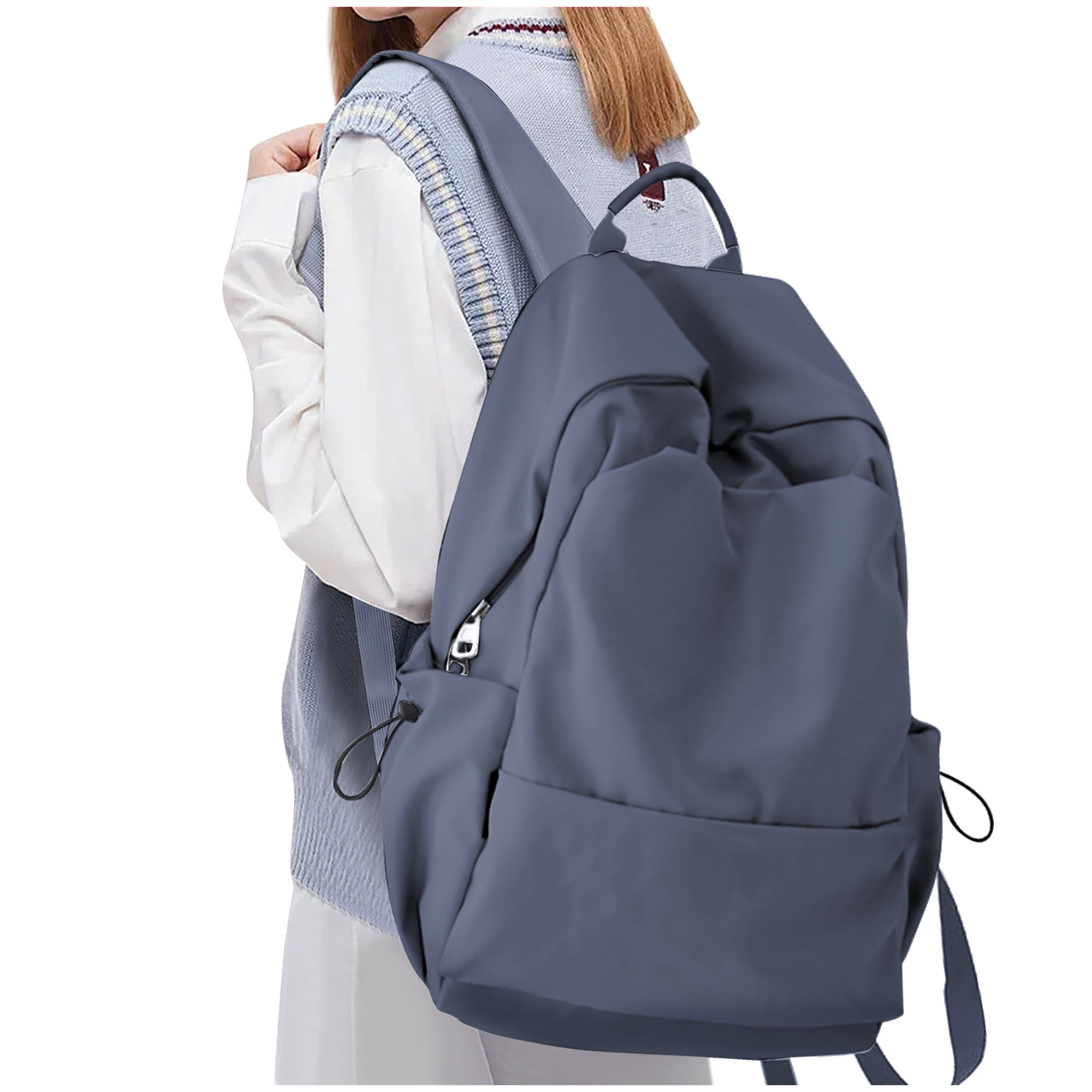 Classic Basic Backpack For Women,Waterproof High School Bookbag ...