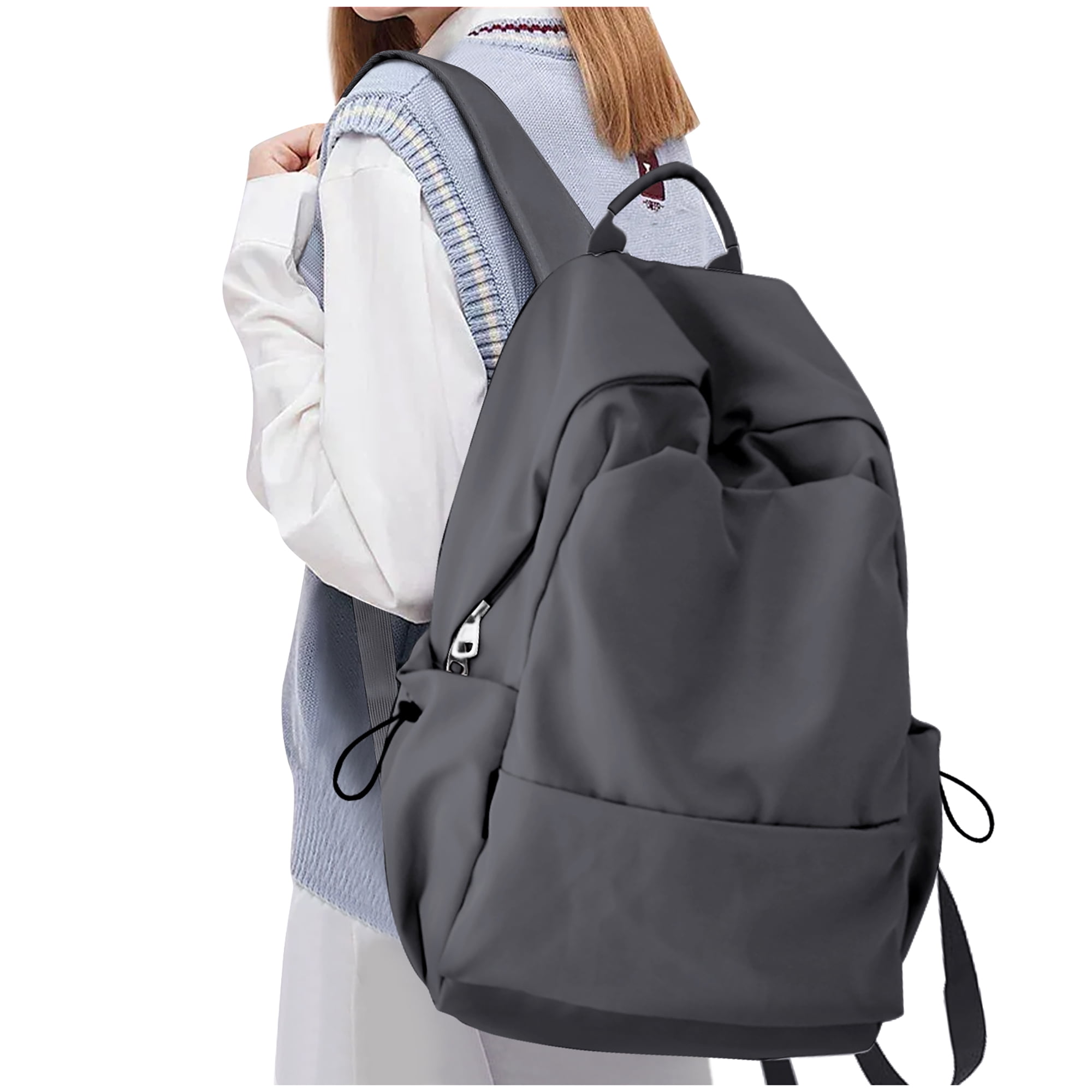 Classic Basic Backpack For Women,Waterproof High School Bookbag ...