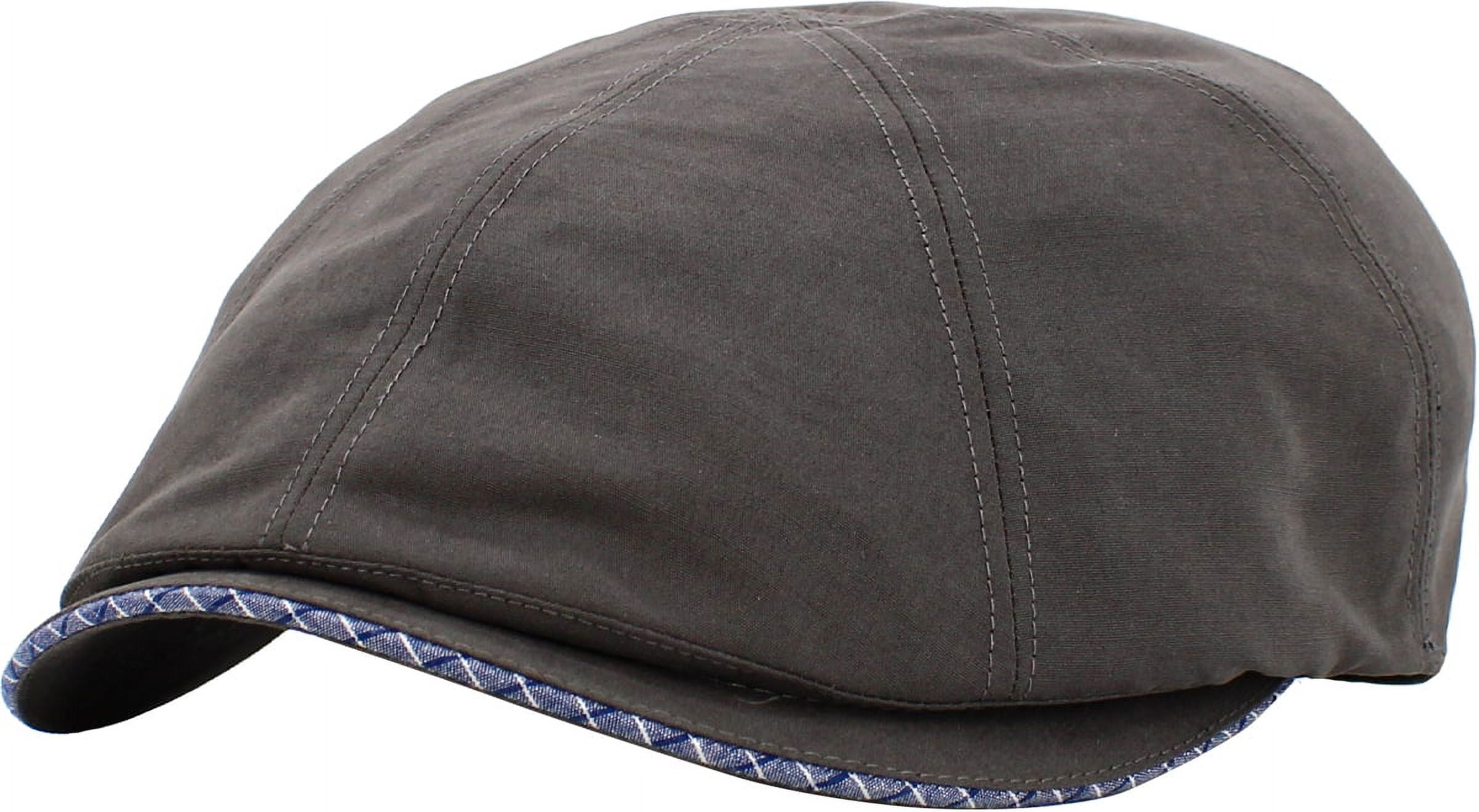 Classic Basic Solid Gray S/M Plaid Brim Newsboy Ivy Gatsby Cabbie Ascot ...