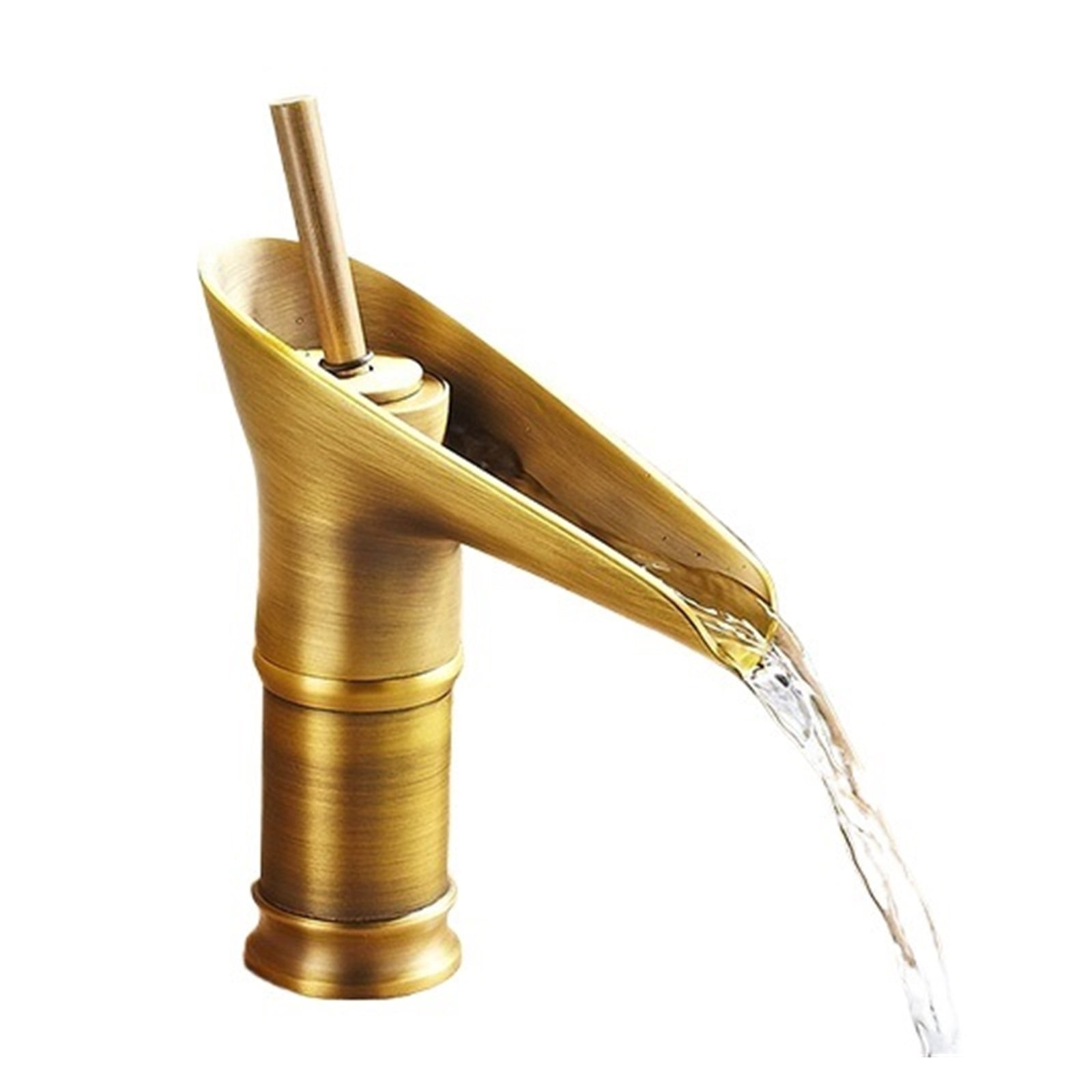 Classic Basin Faucet Antique Style Waterfall Bathroom Faucet, Hot And ...