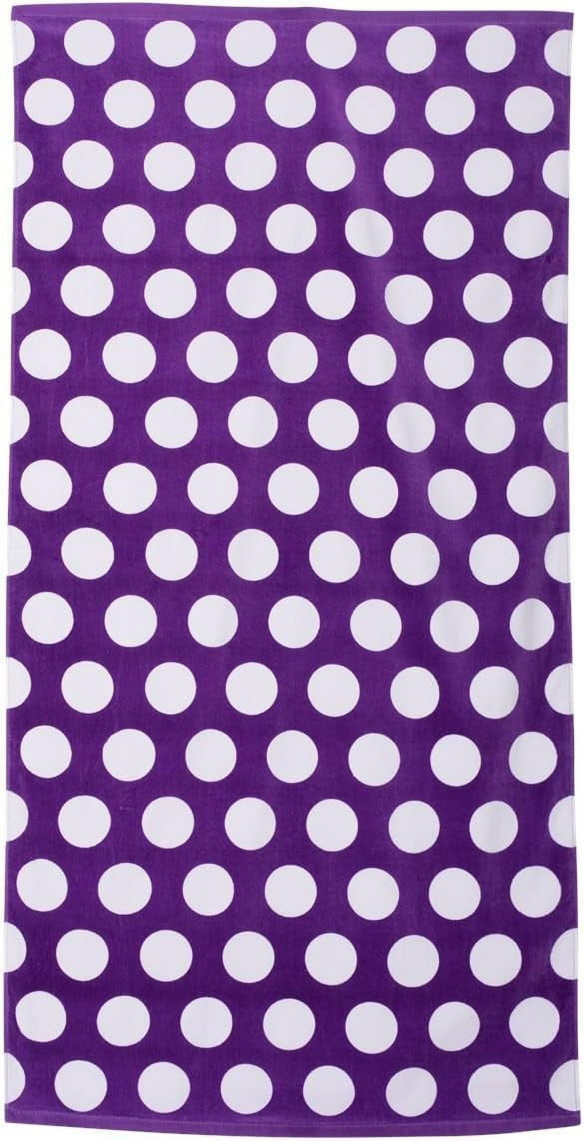 Classic Beach OS PURPLE POLKA DOT - Walmart.com