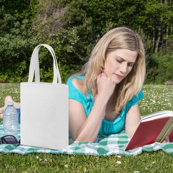 Classic Beige Canvas Bag with Large Capacity, Fashionable Travel Tote ...