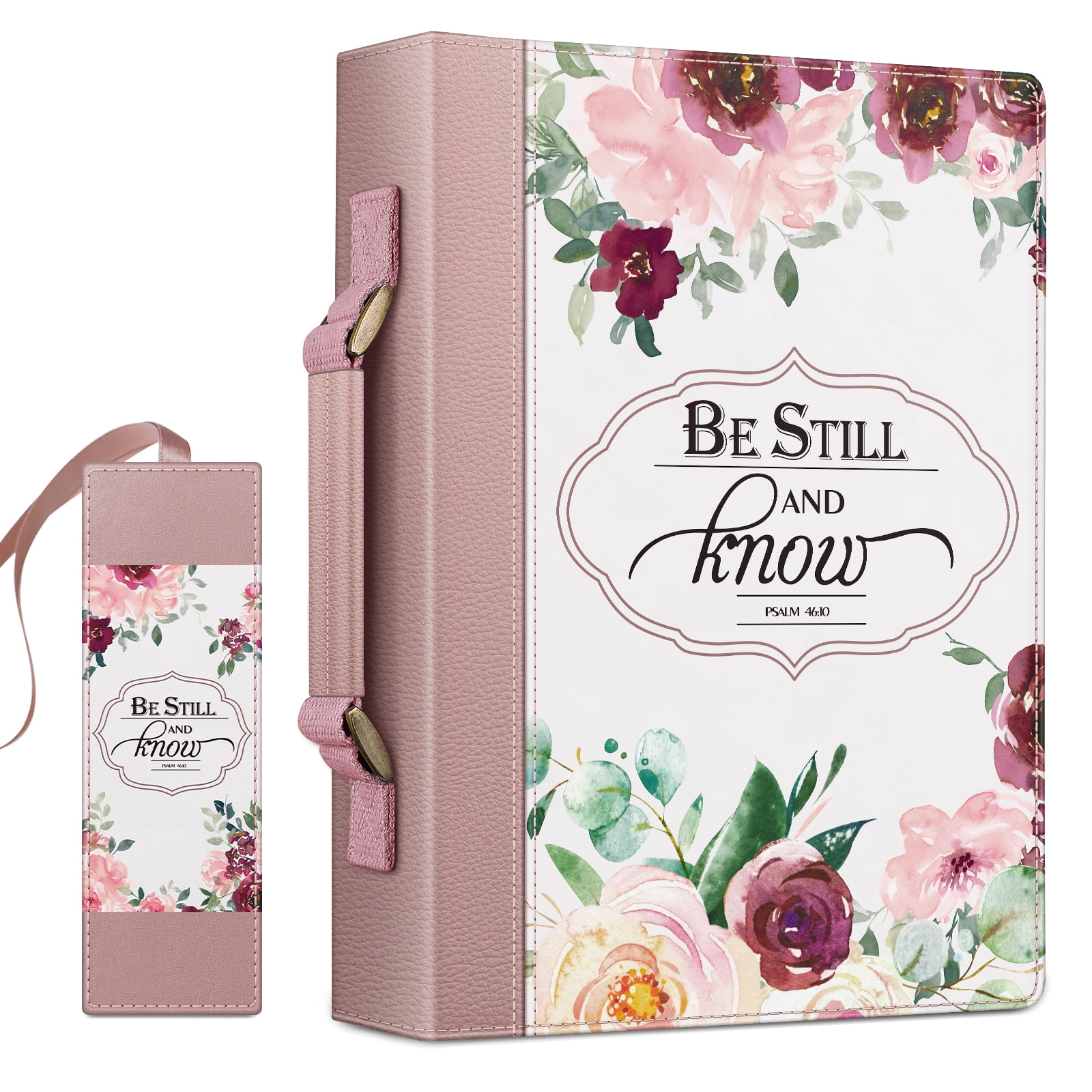 Classic Bible Cover, FINPAC Large PU Leather Carrying Book Case Church ...