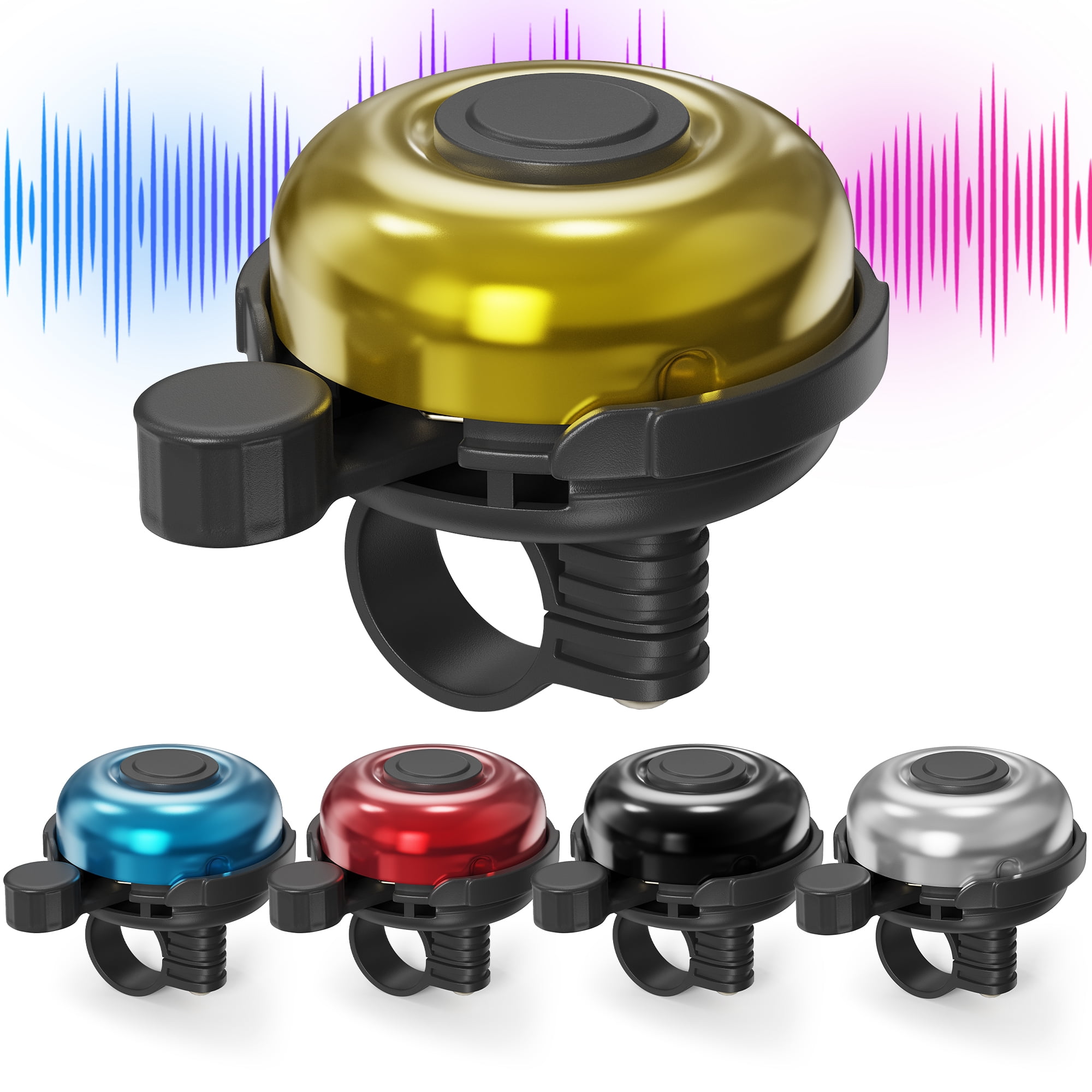 Classic Bike Bell, Aluminum Bicycle Bell 120dB Loud , Rust-Resistant ...
