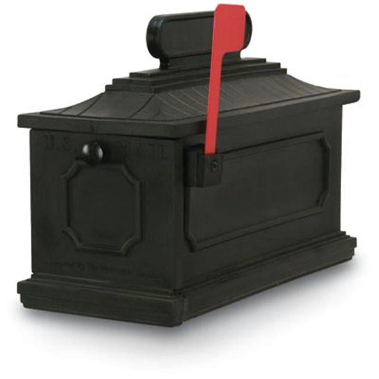Classic Black 1812 Architectural Series Mailbox - Walmart.com