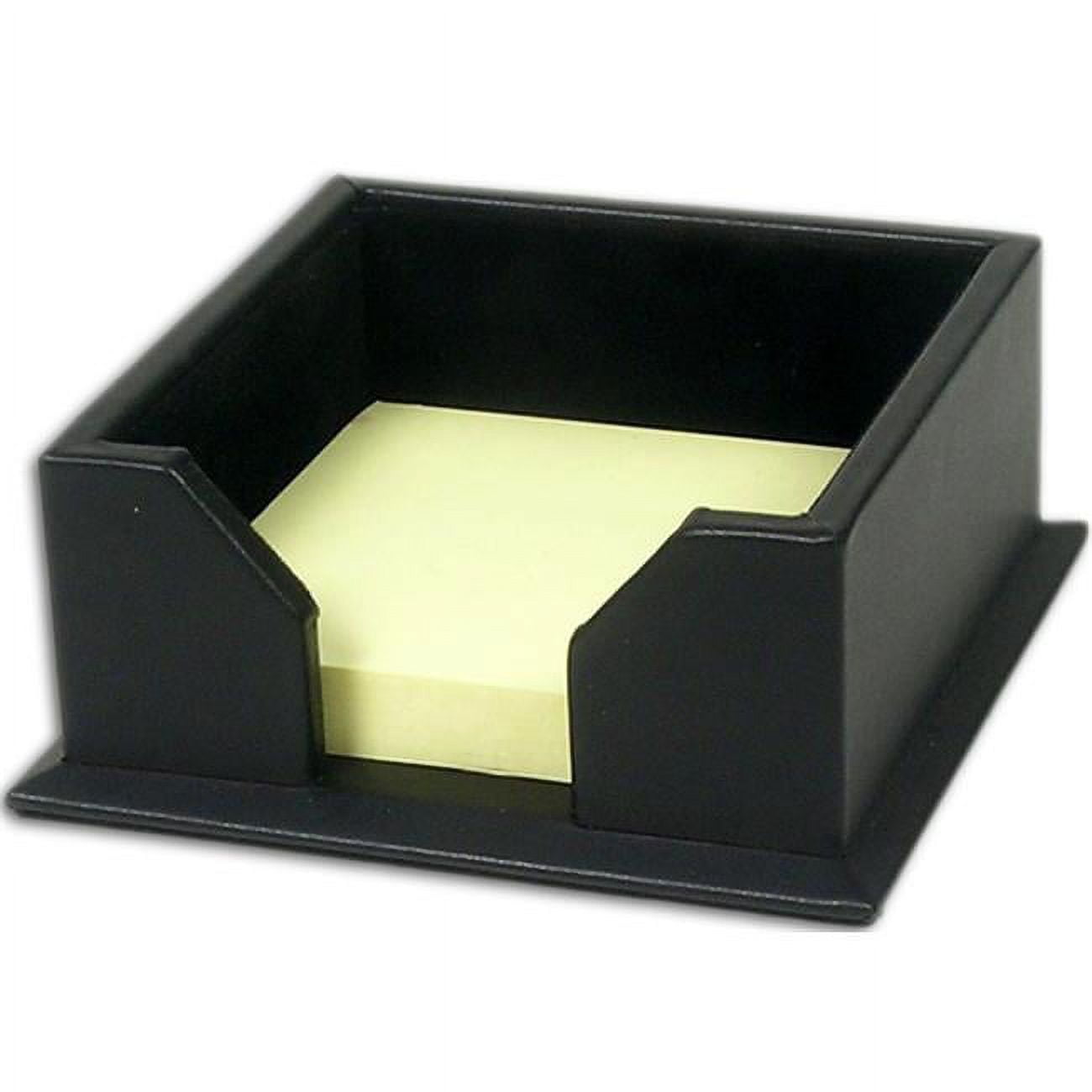 Classic Black Leather 3 x 3 Note Holder - Walmart.com
