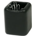 Classic Black Leather Paper Clip Holder - Walmart.com