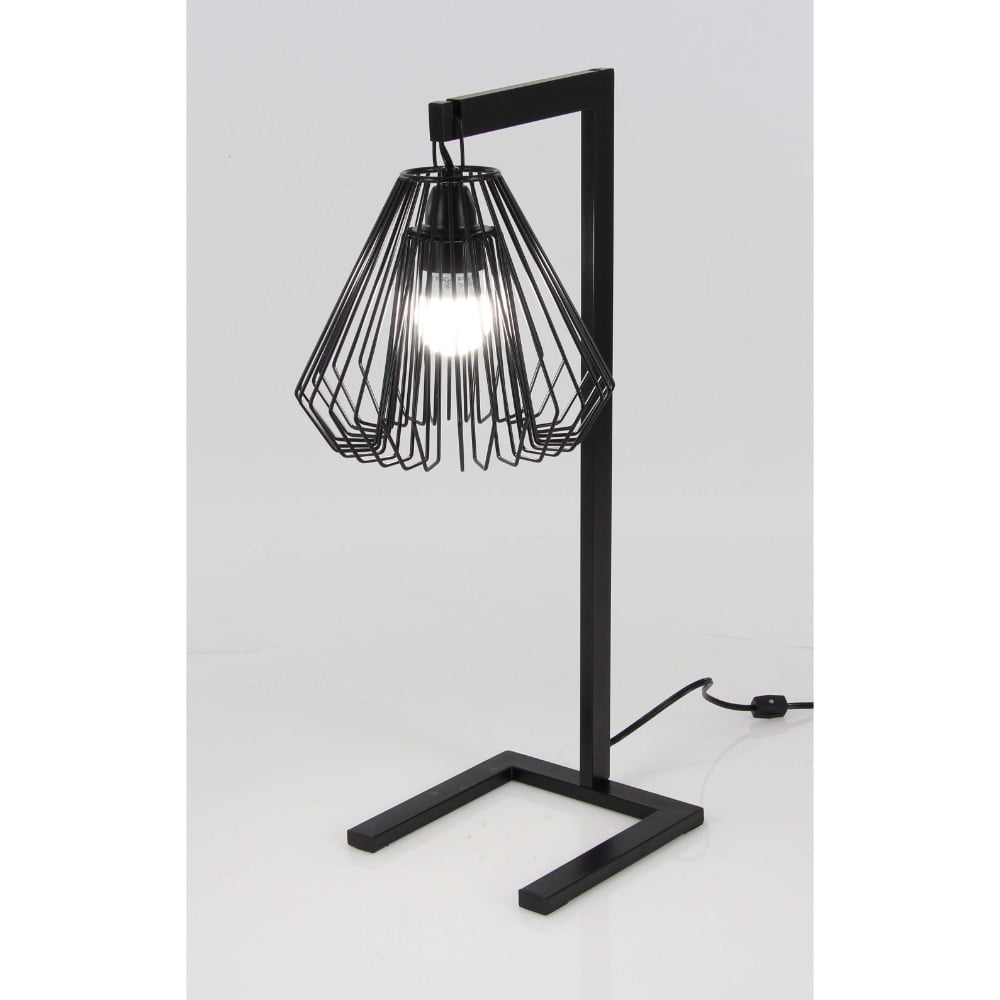 Classic Black Metal Wire Table Lamp - Walmart.com