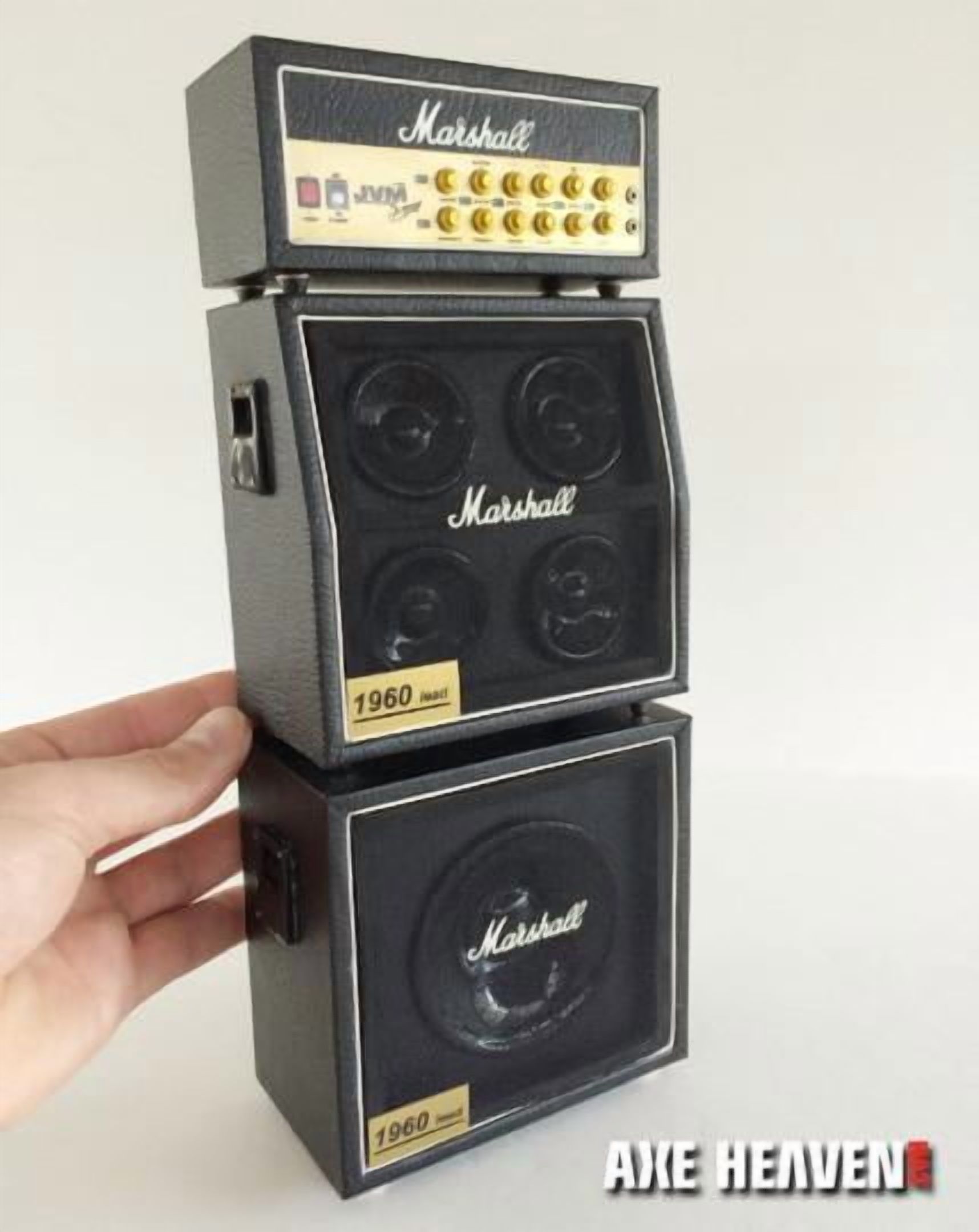 Axe Heaven Classic Full Stack 4x12 MS Style Speaker Cabinets Black ...