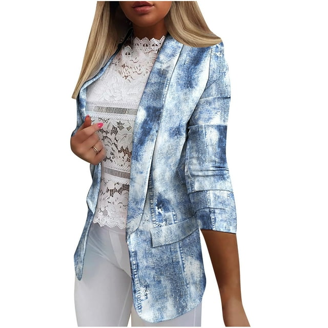UPPADA Classic Blazer Jackets for Women Business Casual Boyfriend ...