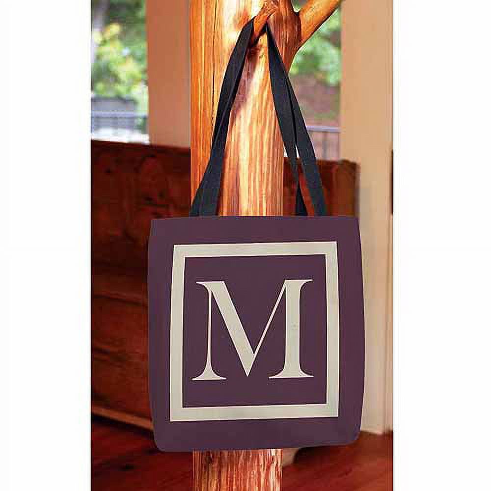 Classic Block Monogram Tote Bag - Walmart.com
