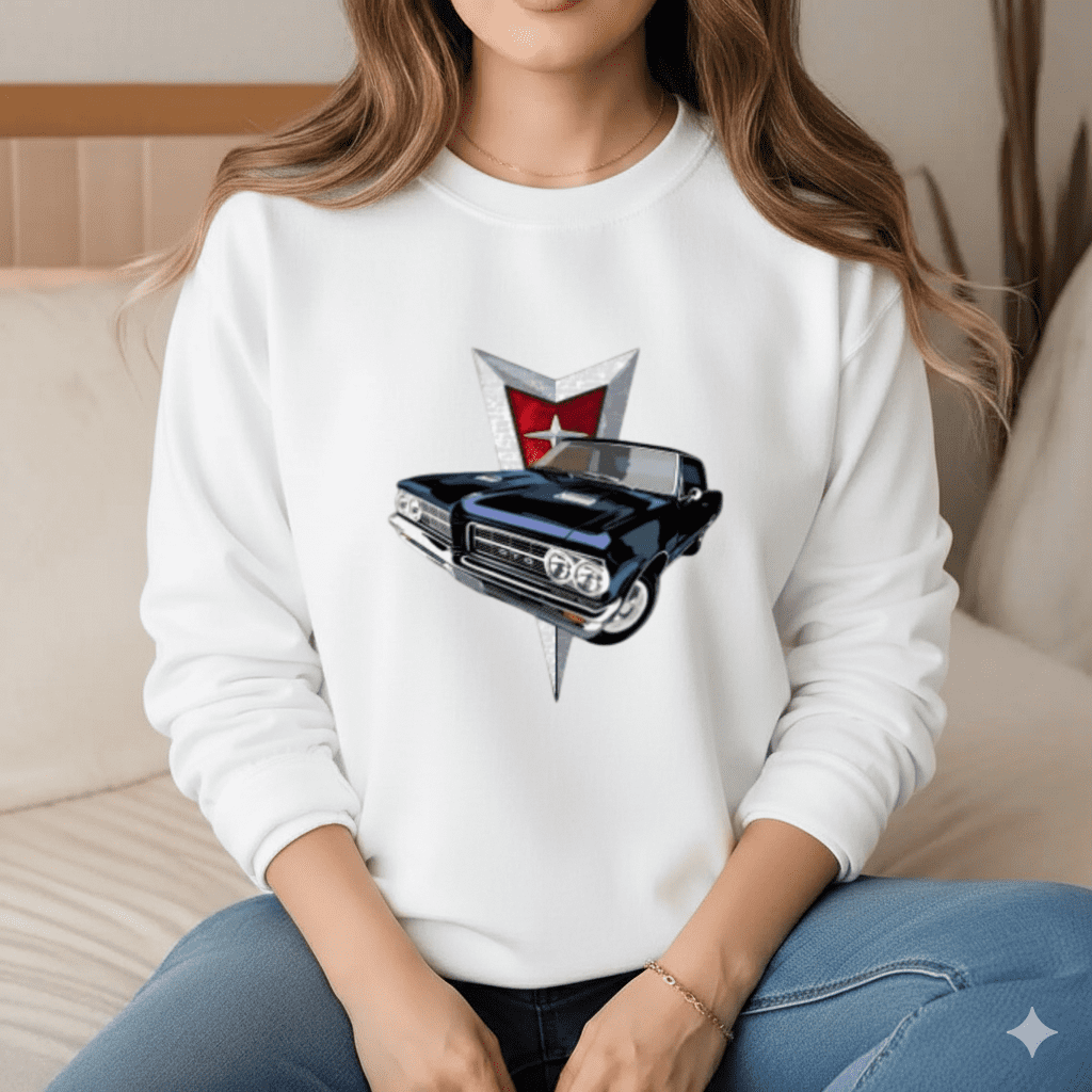 Classic Blue 64 Pontiac GTO Retro Muscle Car Auto Design Unisex ...
