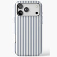Classic Blue Cream Stripe Nautical PatternPhone Case for iPhone 11 ...
