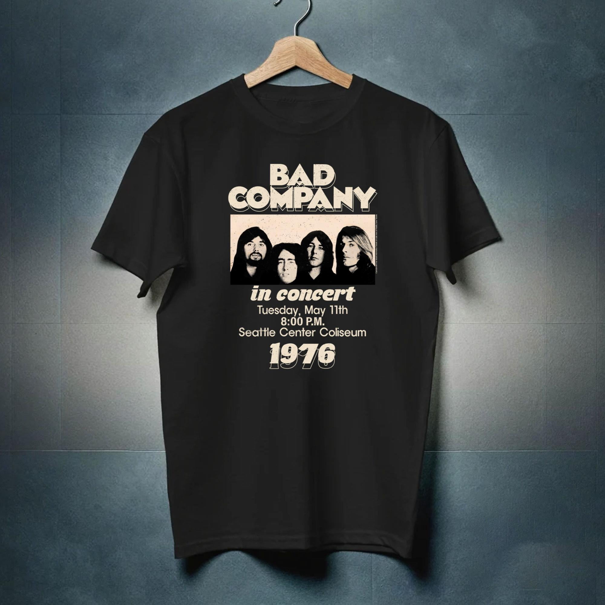 Classic Blues Rock Band Style Shirt, Retro Concert Vibe Graphic Tee ...