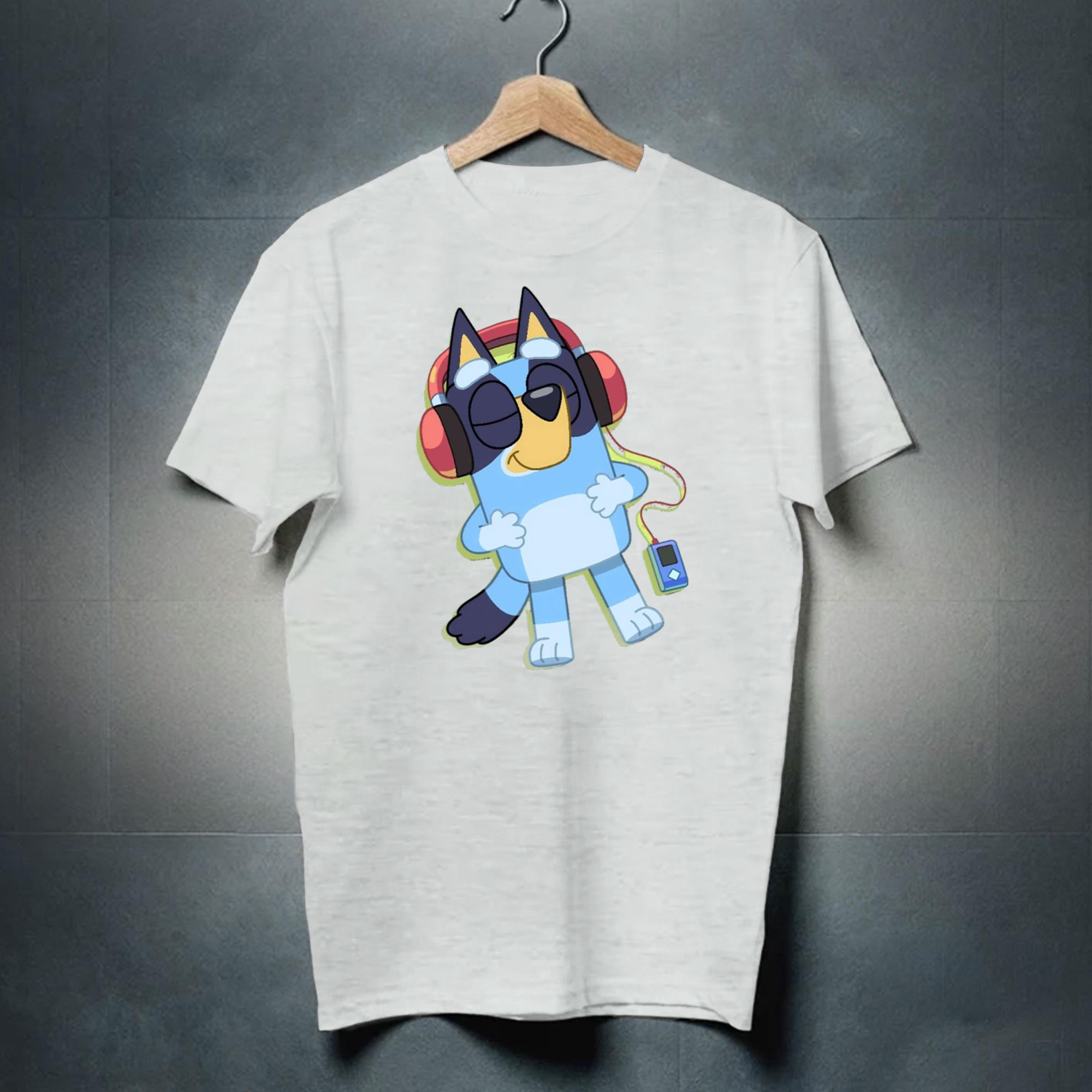 Classic Bluey Listening To Music Shirt Bluey family shirt Bluey family ...
