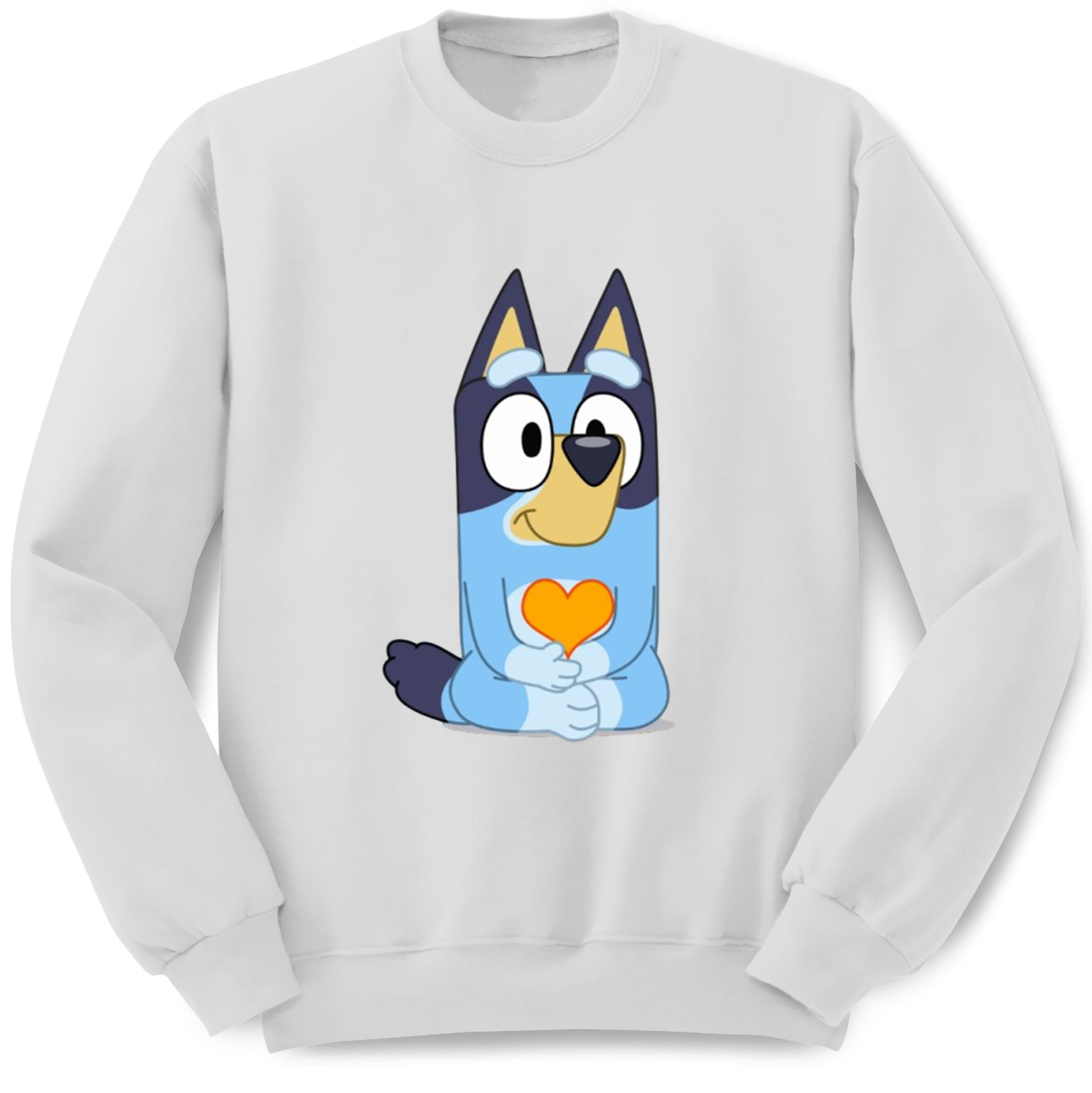 Classic Bluey With Heart Artwork Shirt - Limited Edition - Walmart.com