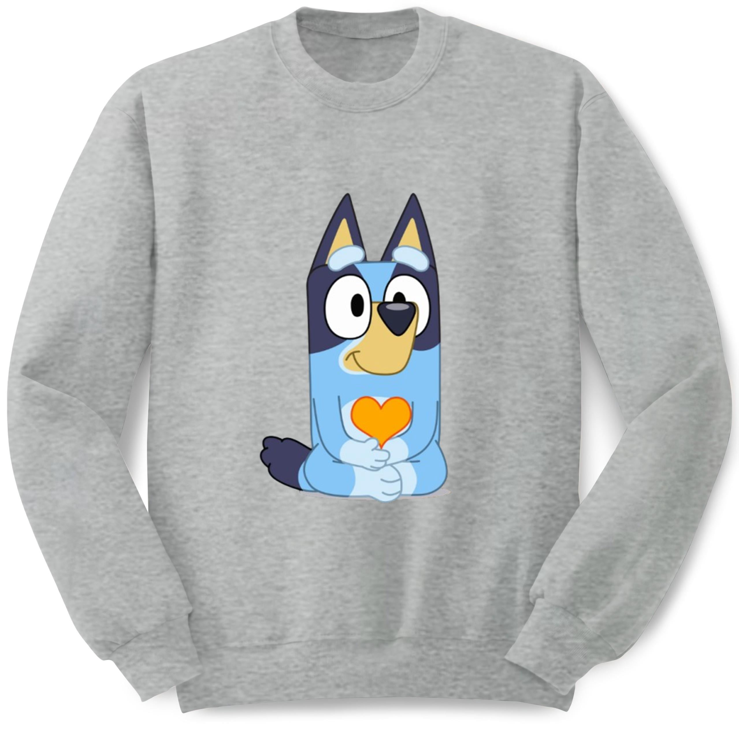 Classic Bluey With Heart Artwork Shirt - Limited Edition - Walmart.com