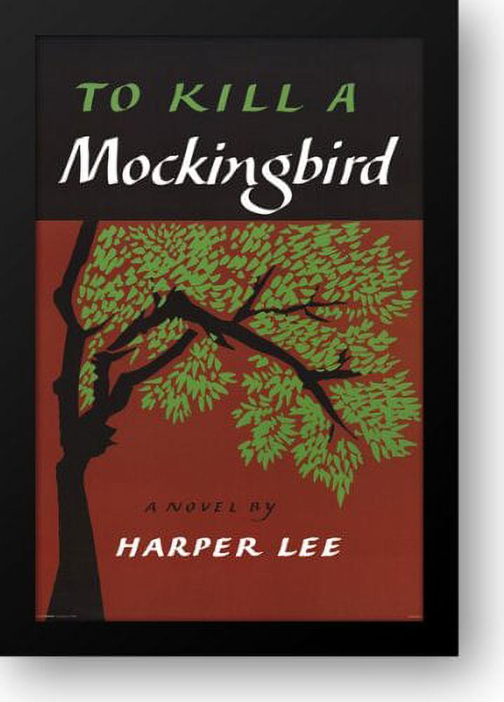Classic Book Covers - To Kill a Mockingbird 28x40 Framed Art Print ...