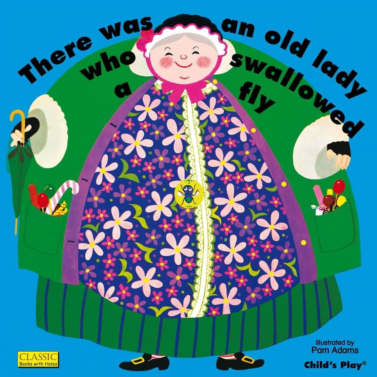 Classic Books with Holes 8x8 There Was an Old Lady Who Swallowed a Fly ...