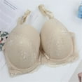 Classic Bra Set, Comfortable, Everyday Use, Tight Fit, Lace, Beige 95C, Size 75B-10DD - Walmart.com