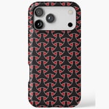 Classic Braided Texture Fabric Print Tough iPhone Case 11 to 17 Pro Max ...