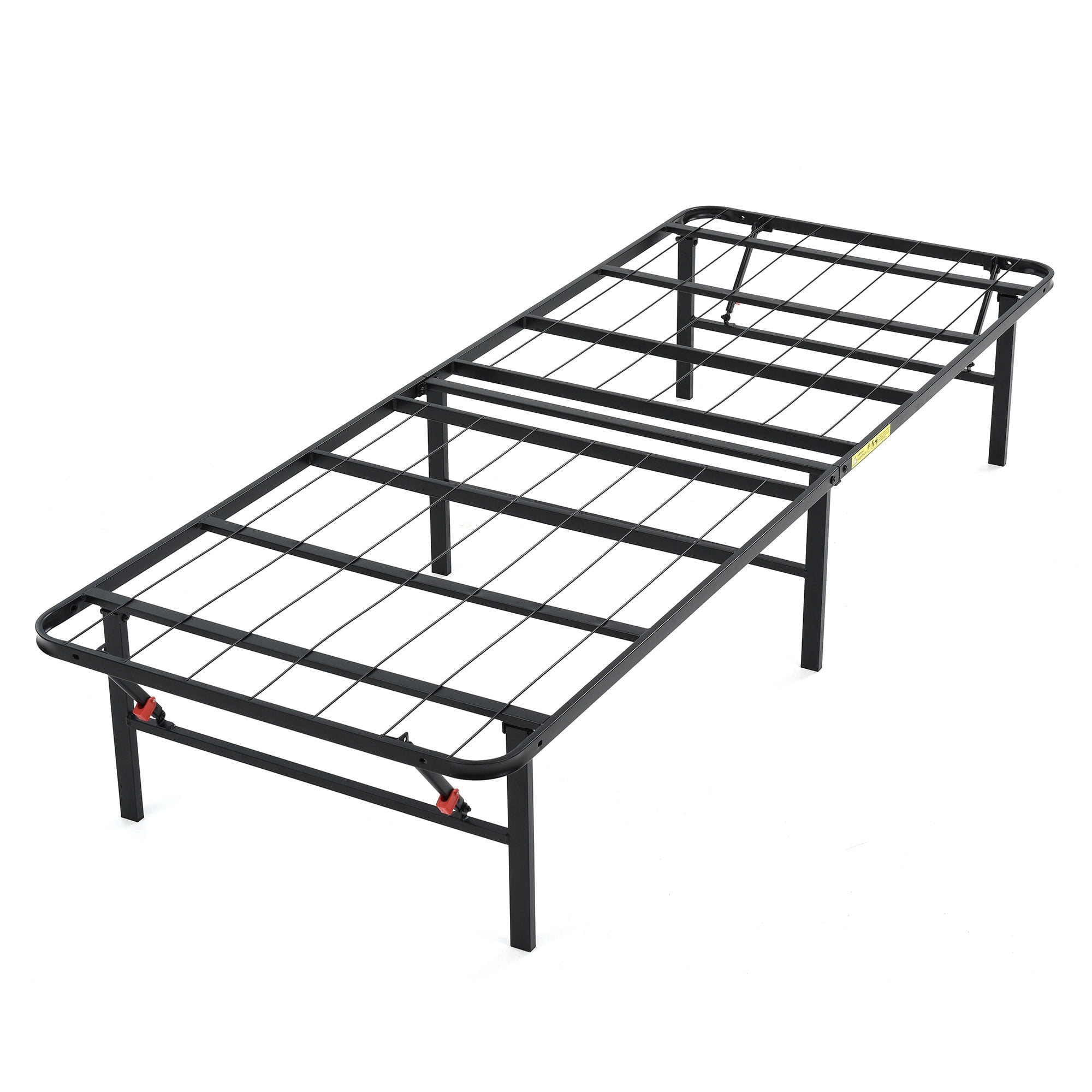 Hercules Folding Metal Bed Frame, 14" Platform Mattress Foundation ...