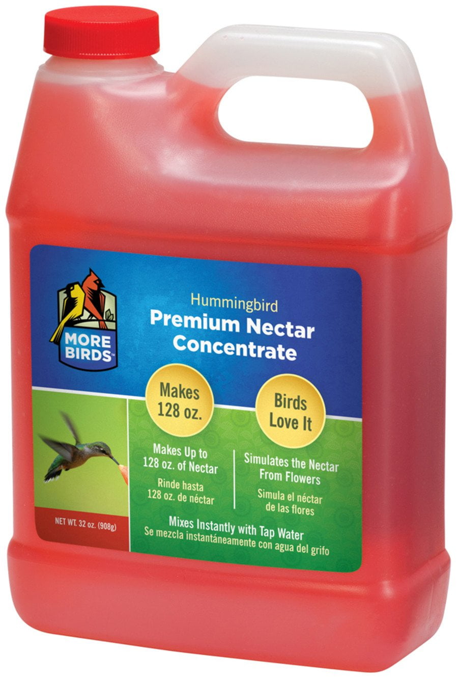More Birds Premium Hummingbird Nectar Concentrate, 32-Ounces - Walmart.com