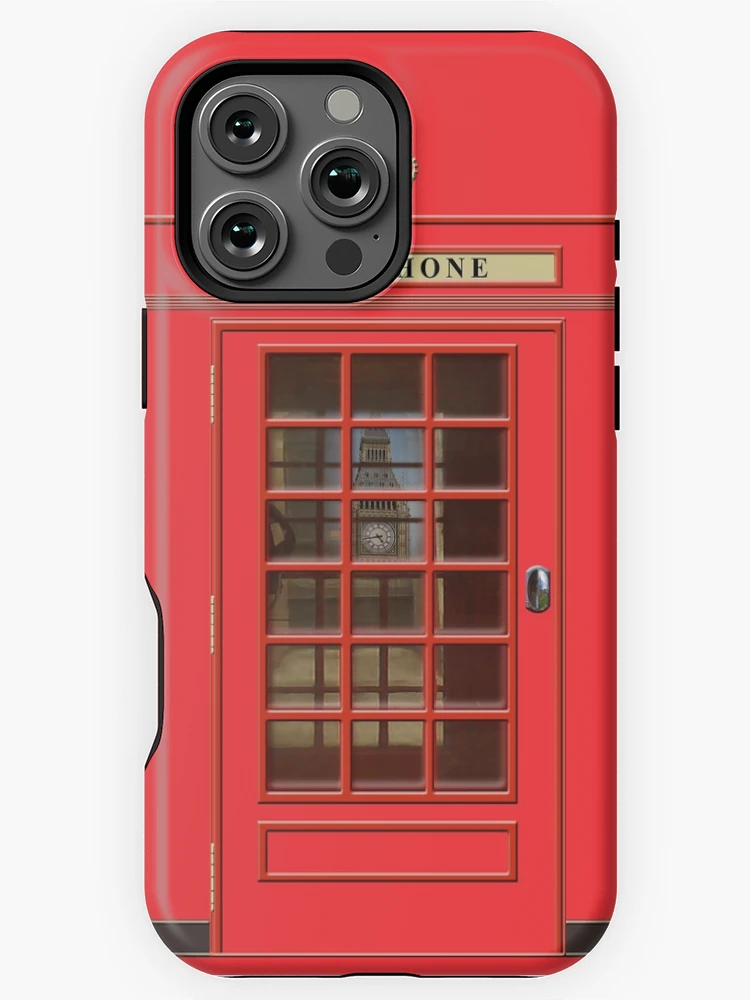 Classic British Red Vintage Style Phone Case for 11 12 13 14 15 17 Pro ...