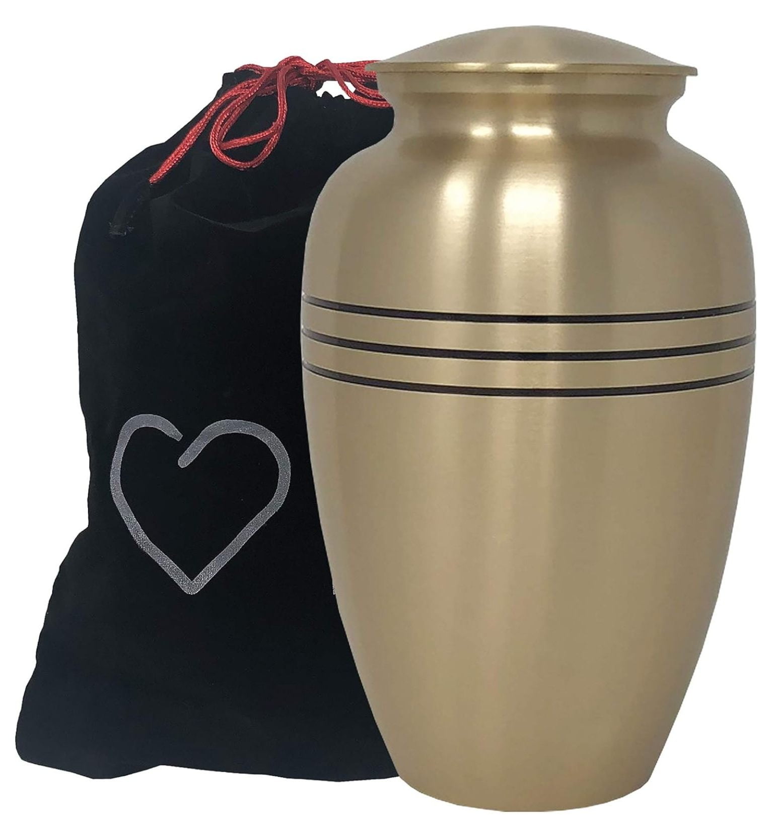 Classic Bronze Cremation Urn - Metal Adult Cremation Urn - Classic ...