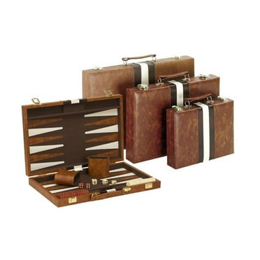 Classic Games Collection 15" Attache Backgammon Set - Walmart.com
