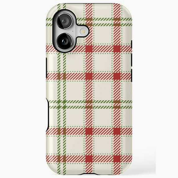 Classic Buffalo Plaid Red Black Christmas Holiday Pattern Case with ...