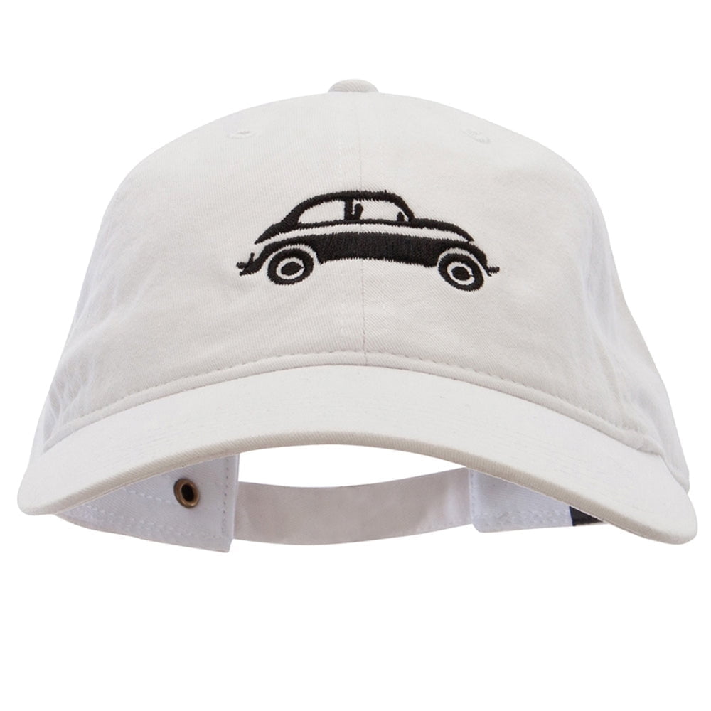Classic Bug Car Embroidered Washed Solid Pigment Dyed Cotton Twill ...