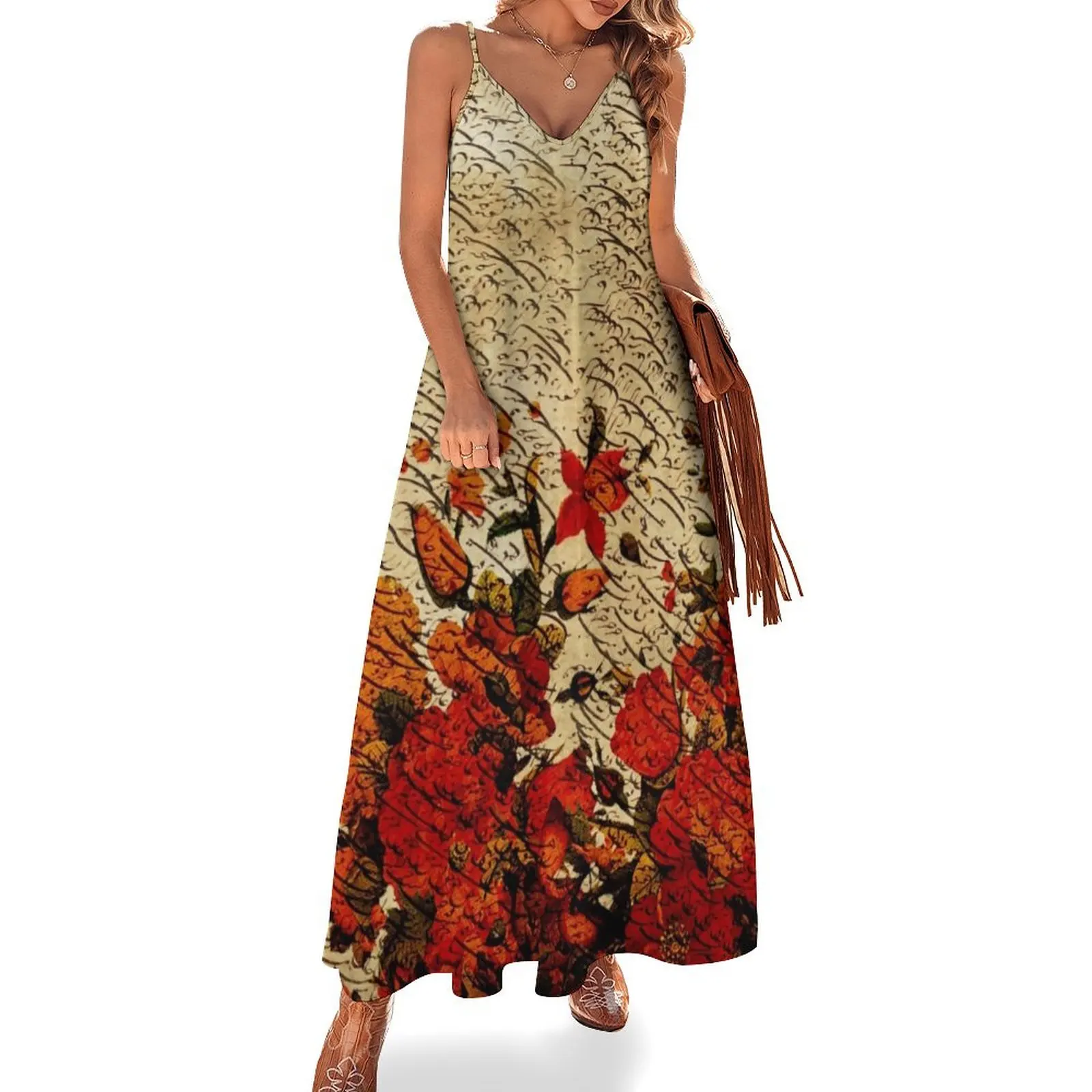 “Classic Calligraphy” Sleeveless Dress Casual dresses summer dress for ...