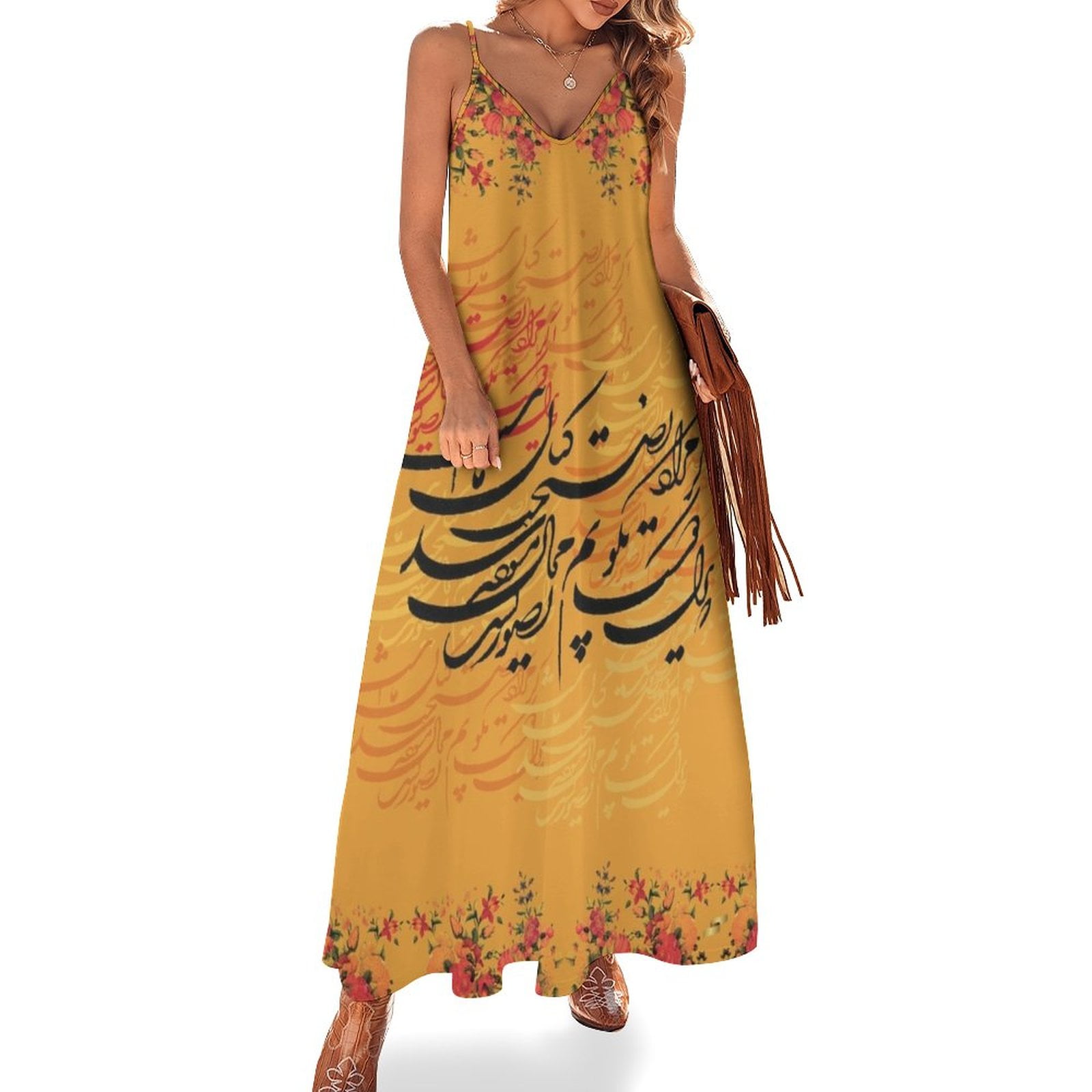 “Classic Calligraphy” Sleeveless Dress women's evening dresses 2025 ...