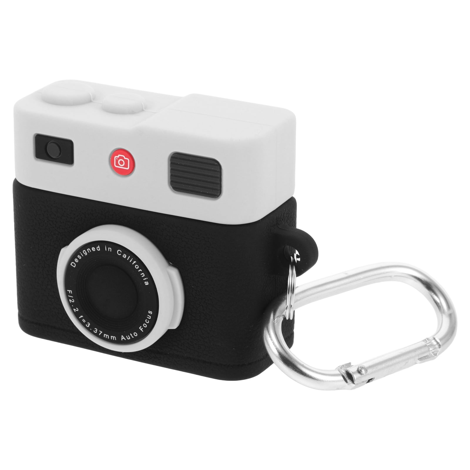 Classic Camera Style Earphone Case Earbuds Protector with Key Buckle ...