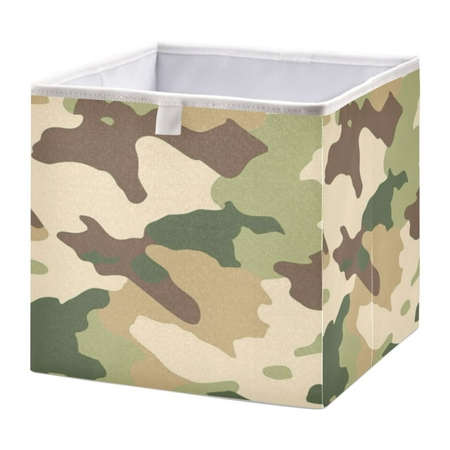 Classic Camouflage4 Storage Box, Fabric Cube Storage Box, Collapsible ...