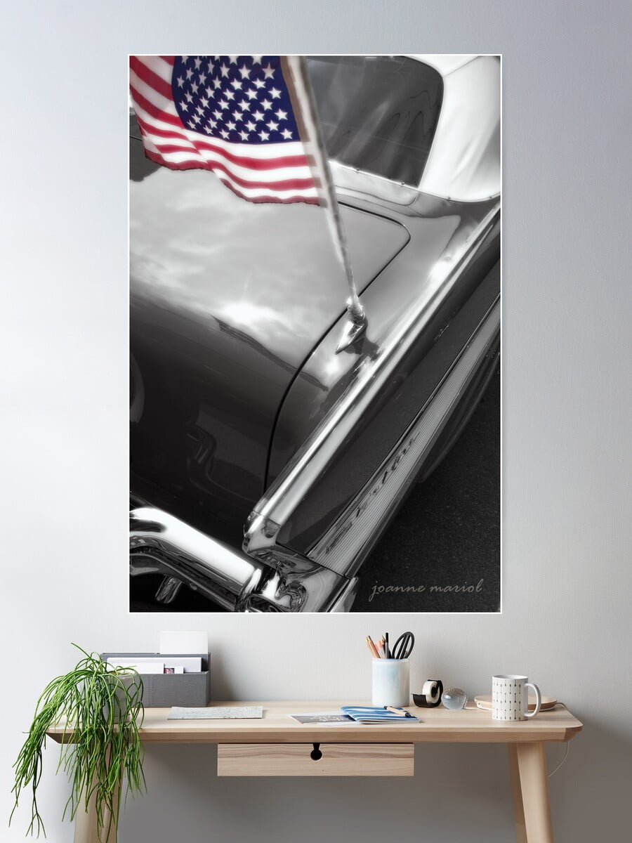 Classic Car 195 Poster Wall Art, Modern Wall Decor For Living Room ...