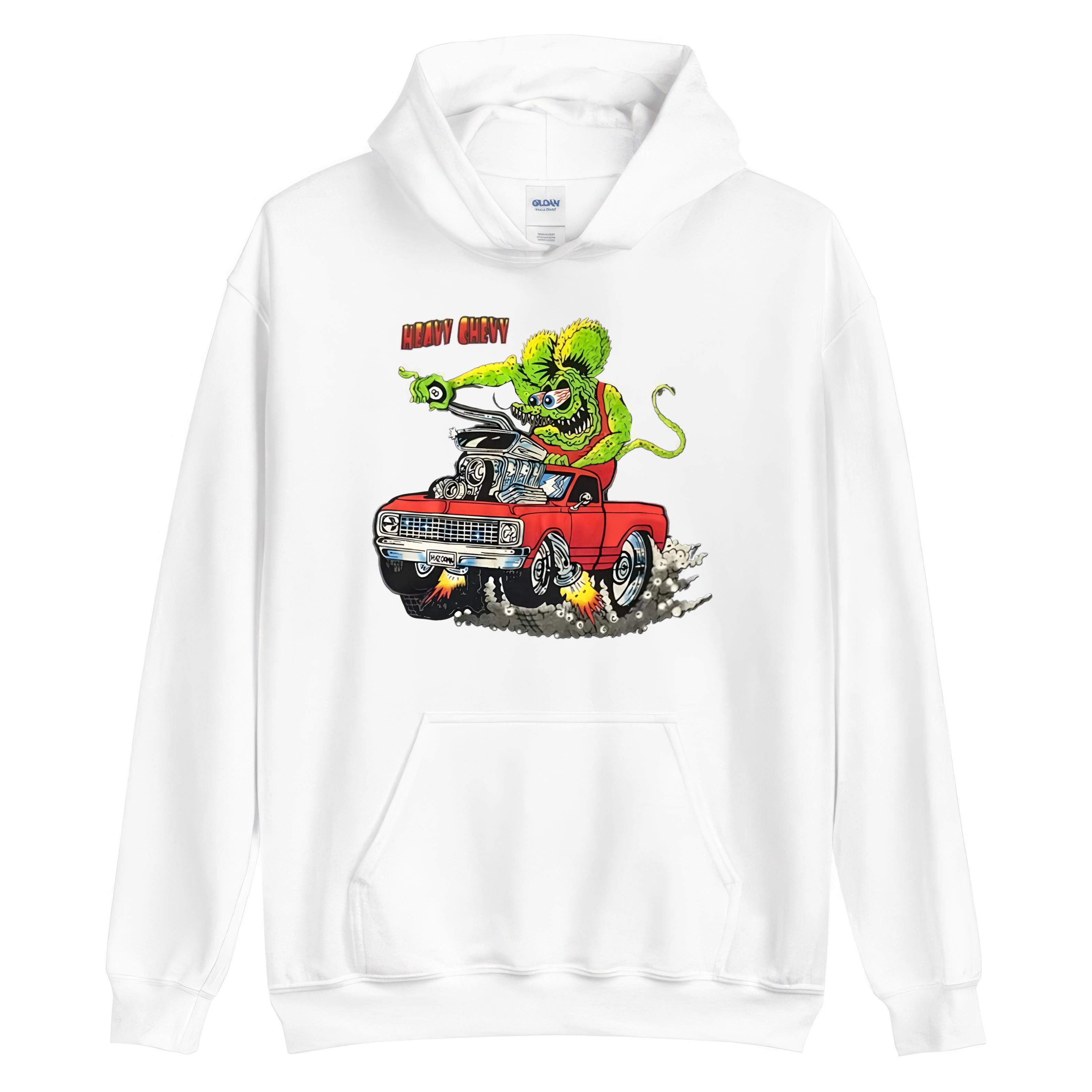 Classic Car Heavy Chevy Hoodie, Cotton - Walmart.com