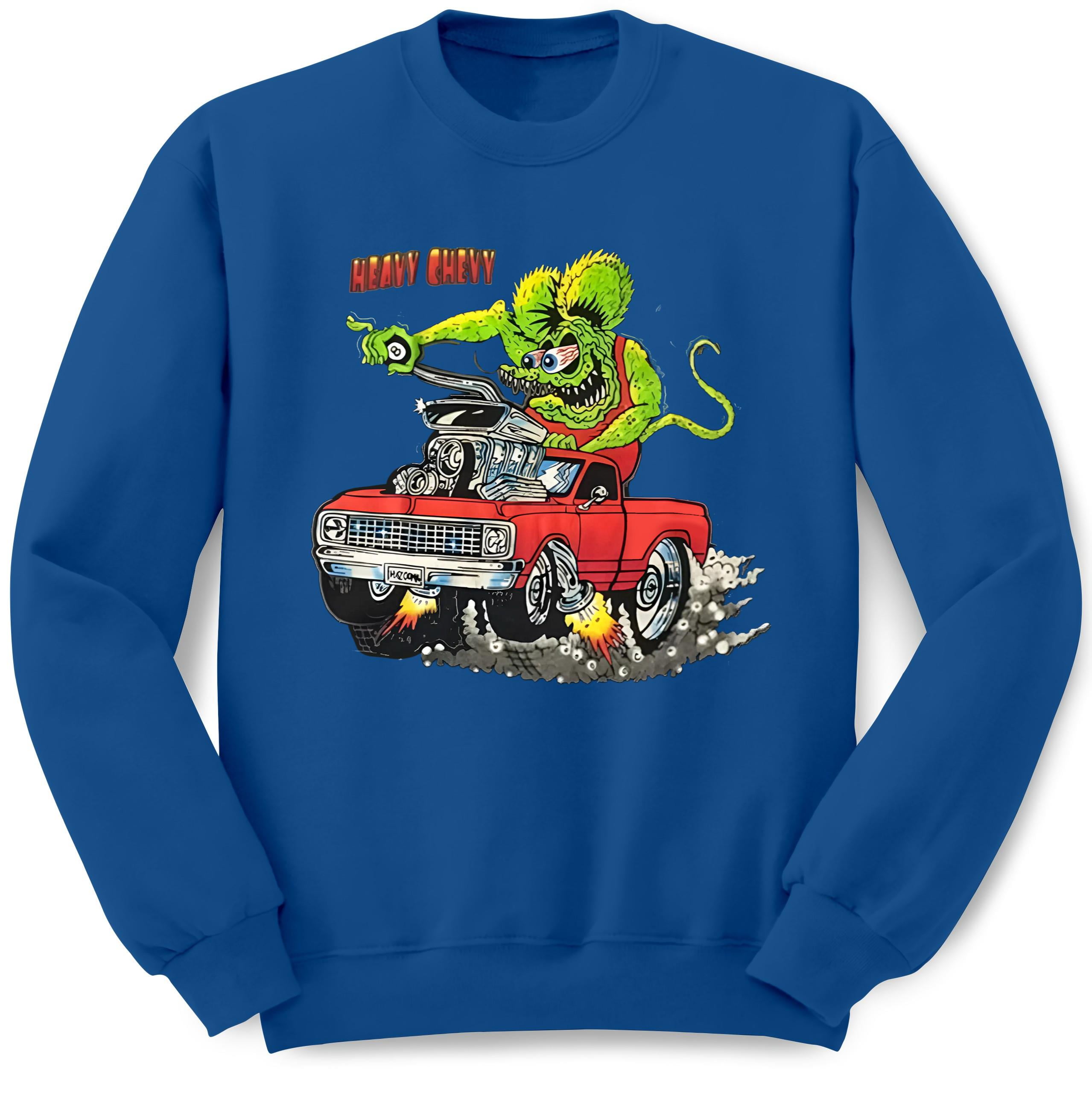 Classic Car Heavy Chevy Sweatshirt, Cotton - Walmart.com