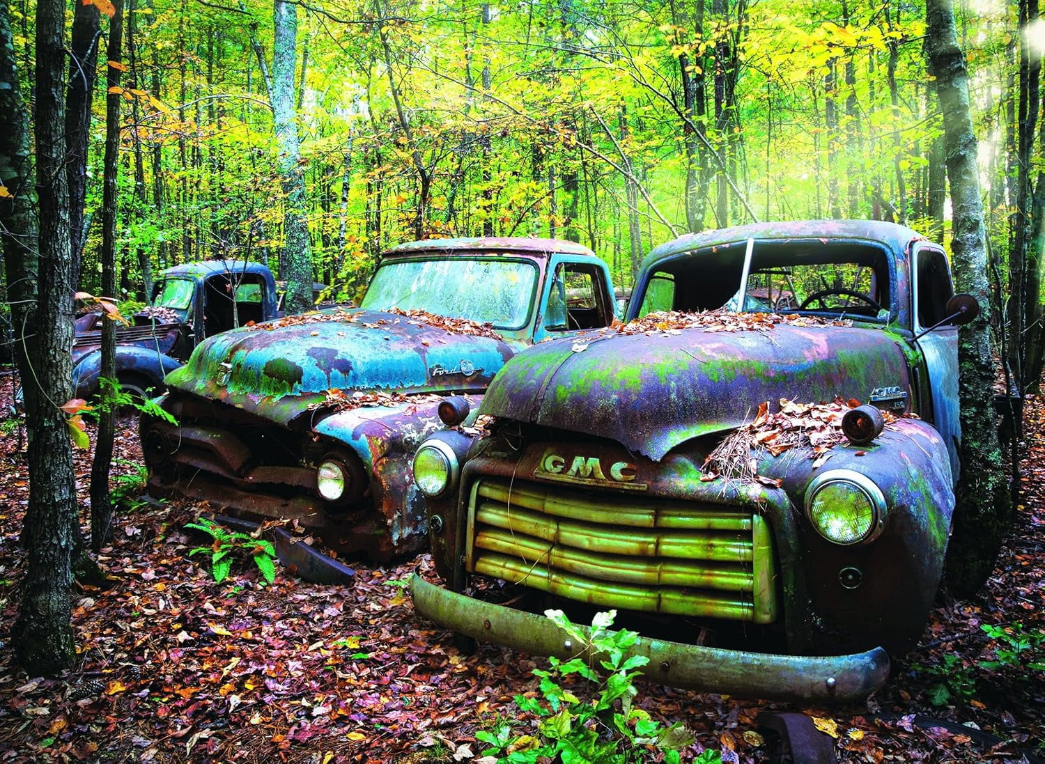 Classic Car Puzzle 1000 Piece Jigsaw Puzzle for Kids and Adults ...