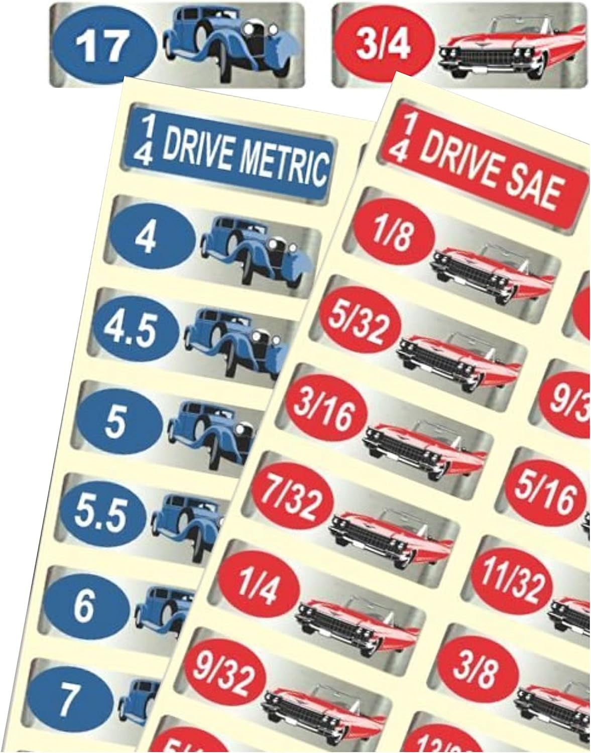 Classic Car Socket Labels - Walmart.com