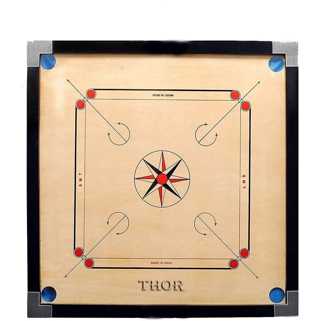 Classic Carrom Board Black Wood For Carrom Board Game Wooden Carom With ...