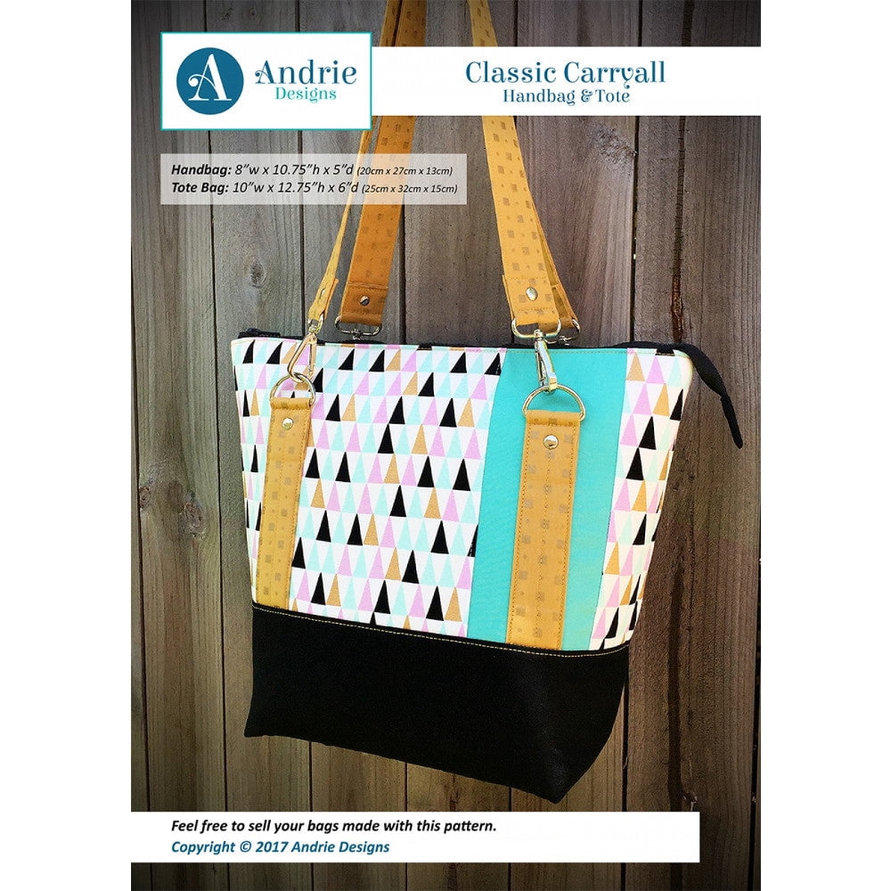 Classic Carry All Handbag and Tote Pattern - Walmart.com