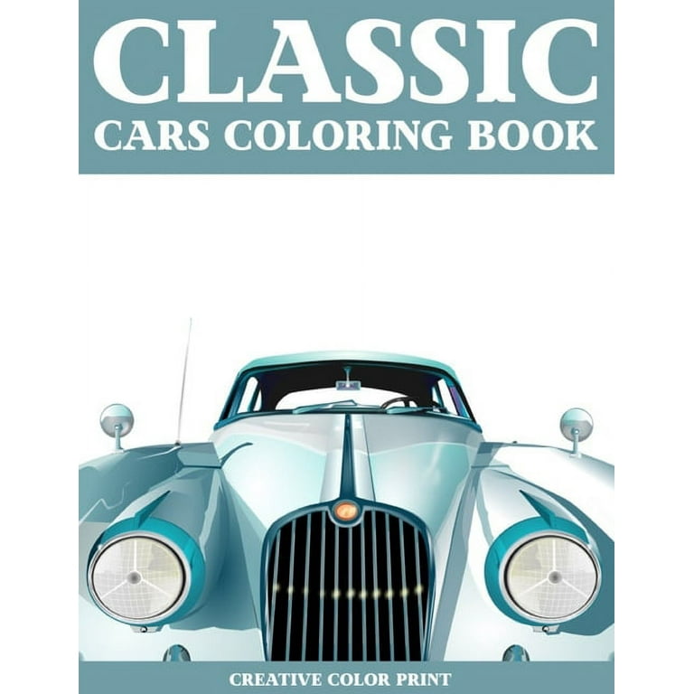 classic cars coloring sheets