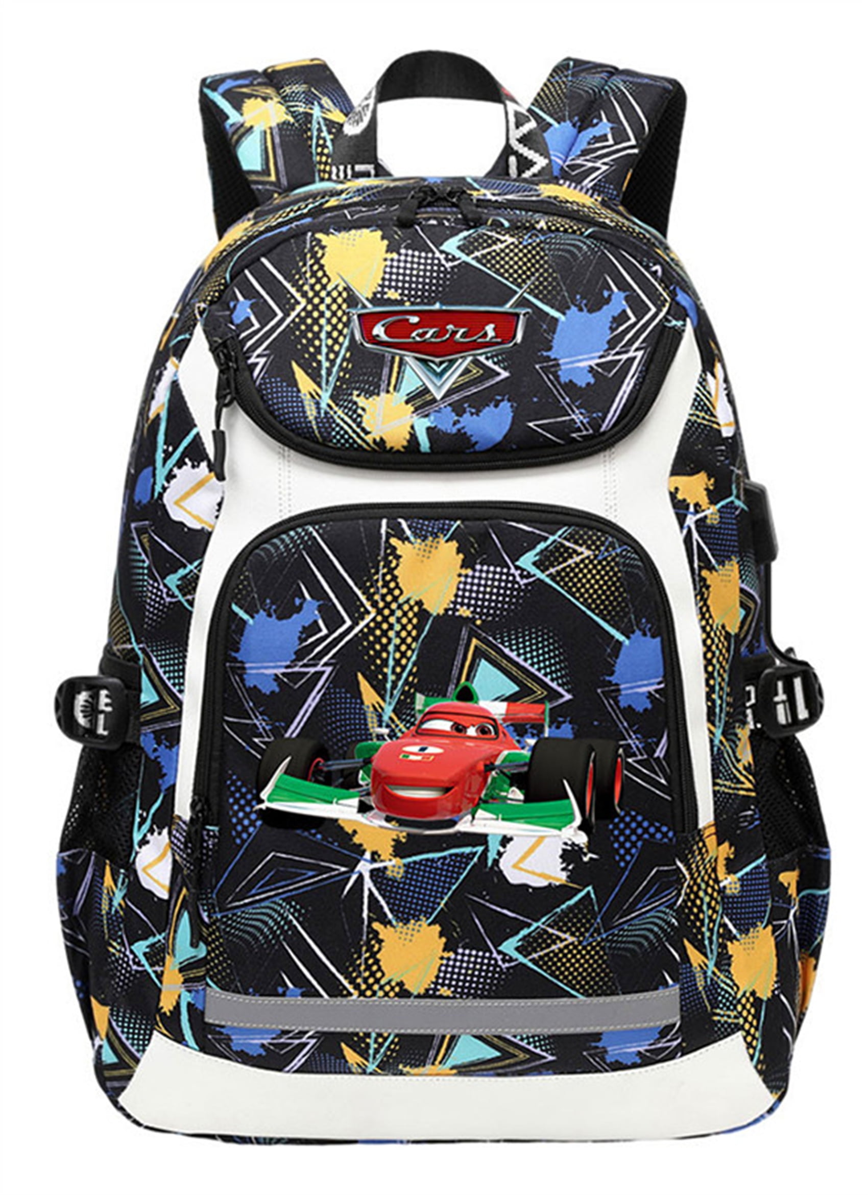 Classic Cars Backpack Teen Lightweight Daily Book Bag Funny Cartoon ...